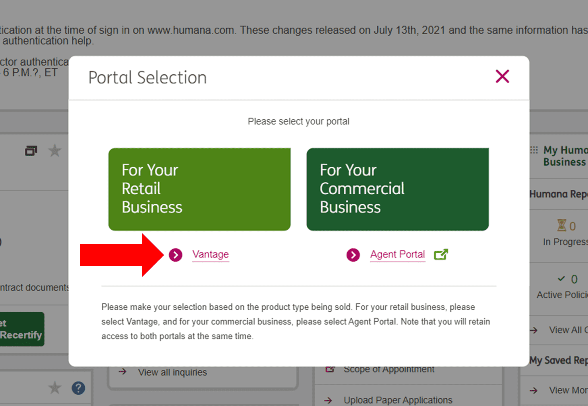 How to Use Humana Vantage – The Brokerage Inc.